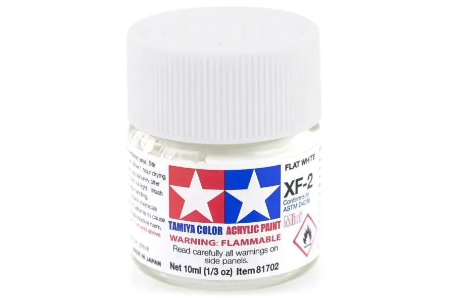 Buy Tamiya XF-2 Flat White Flat Acrylic Paint 10ml