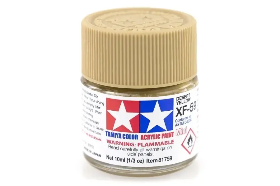 Buy Tamiya XF-59 Desert Yellow Flat Acrylic Paint 10ml