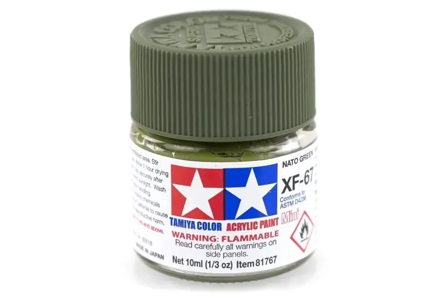 Buy Tamiya XF-67 Nato Green Flat Acrylic Paint 10ml