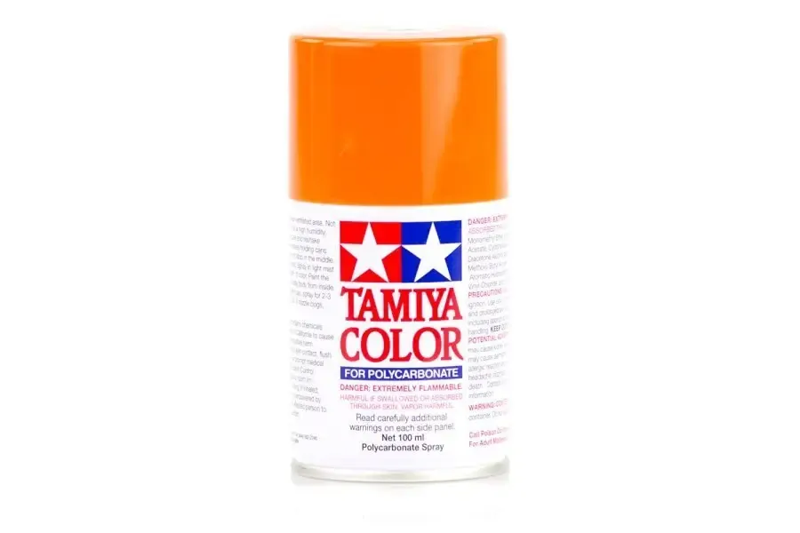 Buy Tamiya PS-7 Orange Polycarbonate Spray Paint 100ml