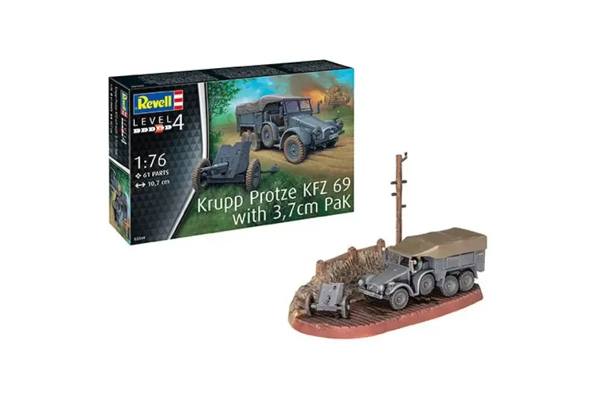 Buy Revell 1/76 German krupp Protze 69 Scaled Plastic Model Kit