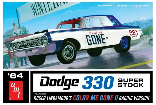 AMT 987 1/25 Color Me Gone 1964 Dodge 330 Superstock