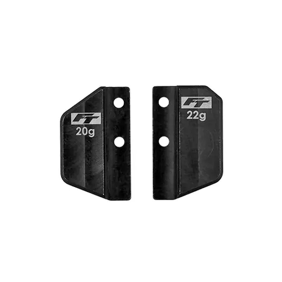 Buy Team Asscociated RC10TC8 FT Steel Front And Rear Battery Weight Set ...