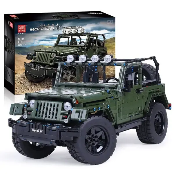 Buy Mould King Jeep Wrangler Rubicon 2078pc
