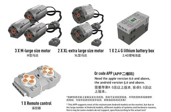 Buy Mould King Jeep Wrangler Electric Upgrade Package