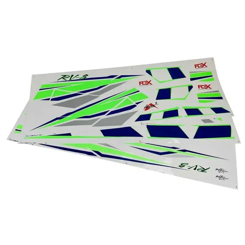 Buy Flex Innovations Green/Blue Decal Set, RV8 10