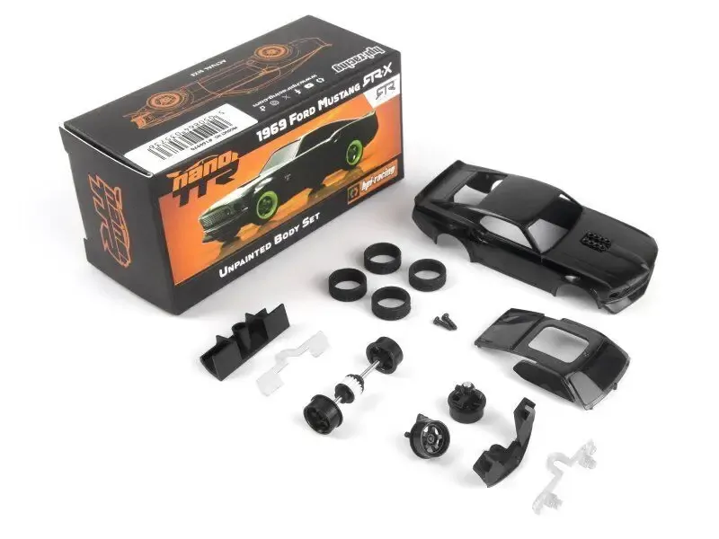 Buy HPI nano-TTR 1969 Ford Mustang RTR-X Unpainted Body Set - HPI-160970