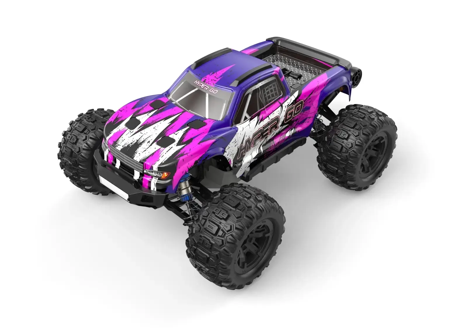 Order MJX 1/16 RTR Brushed RC Monster Truck with GPS (Purple) [H16H-2]
