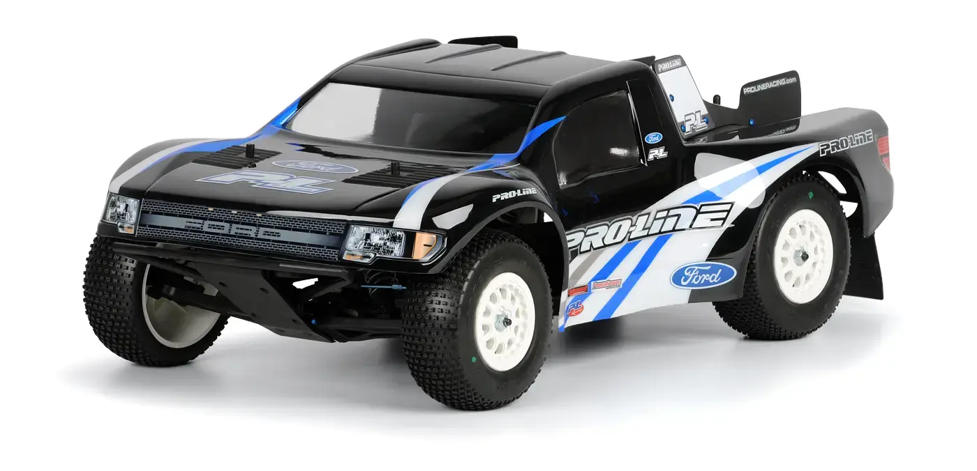 Purchase PROLINE FORD F-150 SVT RAPTOR BODY SLASH & SC10 CLEAR BODY ...