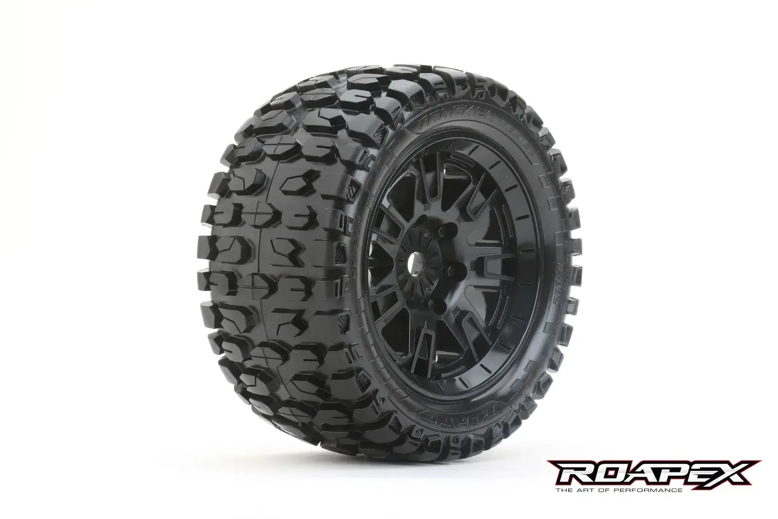 Buy TRACKER BELTED TRAXXAS X-MAXX MT TRUCK TIRE BLACK WHEEL WITH 24MM ...