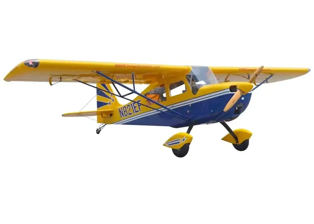 Order Seagull Models Decathlon RC Plane, 50cc ARF, Yellow