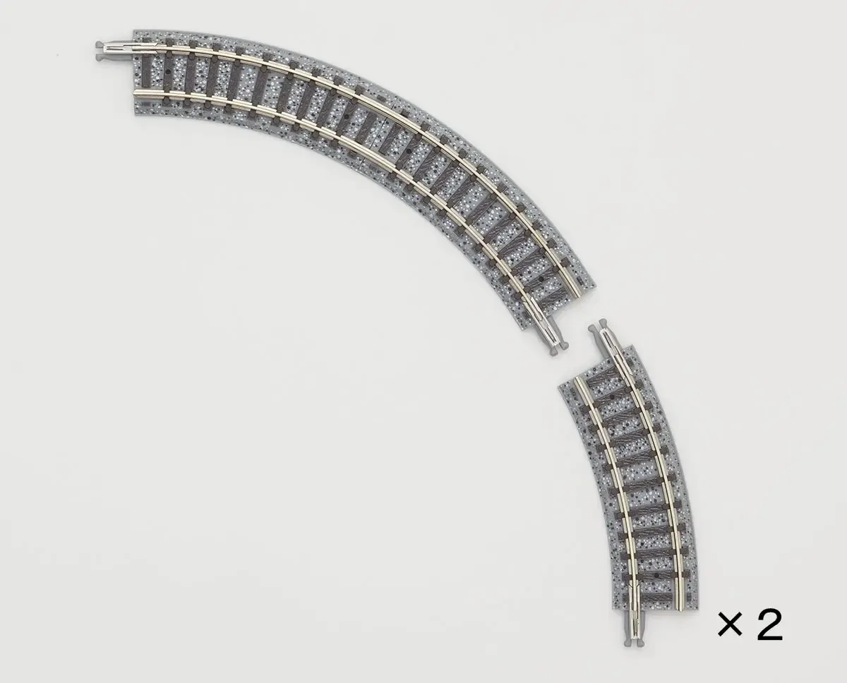 Buy Tomix N Curve Track 4-1/16" Radius, 2 Each 30 & 60° Sections